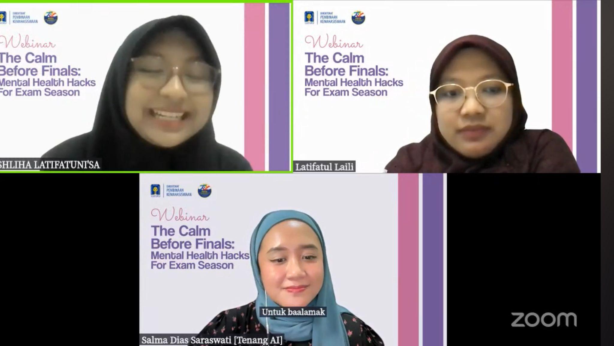 Webinar The Calm Before Finals: Mental Health Hacks for Exam Season ...